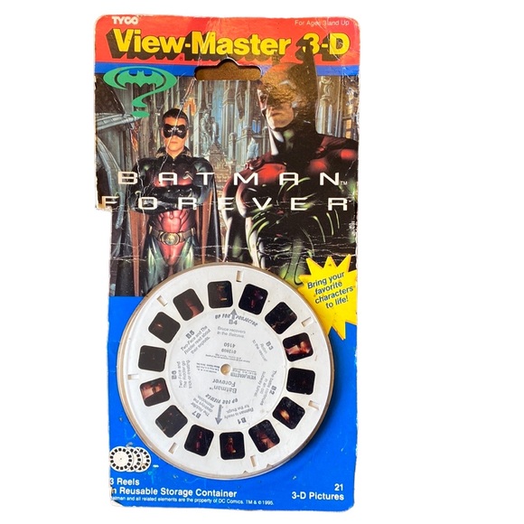 Tyco | Toys | Vintage 995 Tyco Viewmaster Batman Forever 3d Reels On ...
